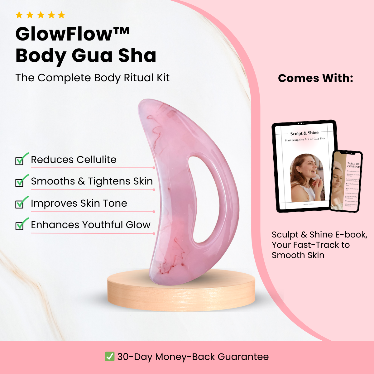 GlowFlow™ Body Gua Sha - The Complete Body Ritual Kit – LUMILISSE